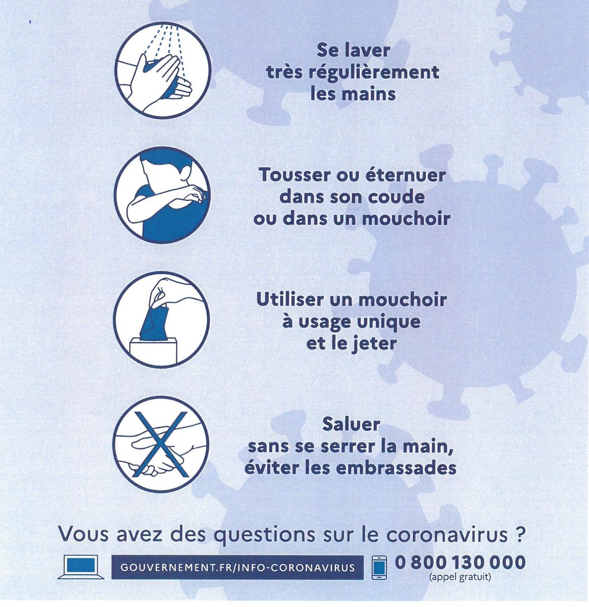 Mesures de lutte contre le coronavirus | Site officiel de la mairie de ...